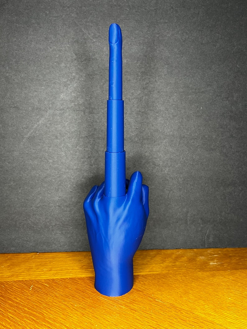 Collapsible Middle Finger 3D Printed Desk Decoration Large - Etsy