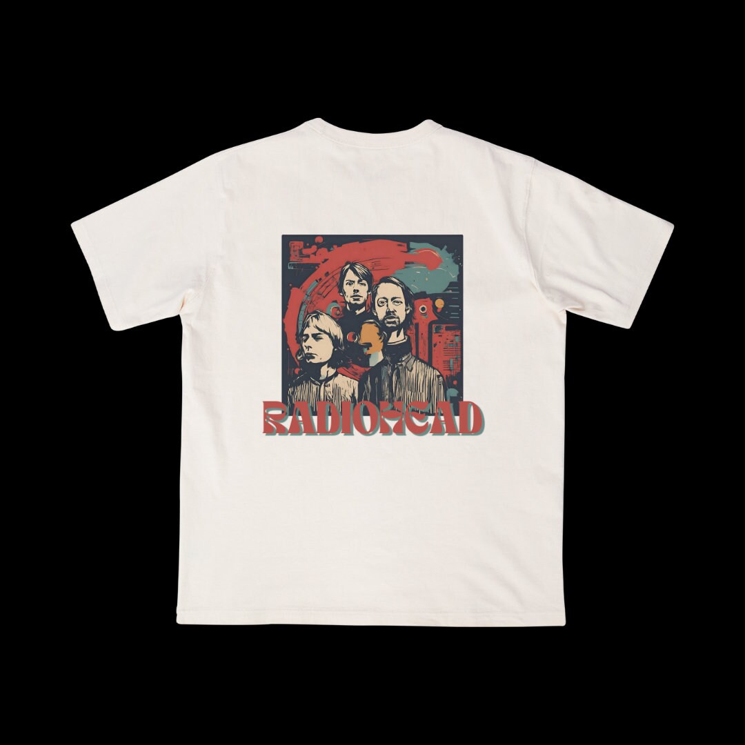 Radiohead Inspired Digital Art Print, Music Lover Wall Decor ...