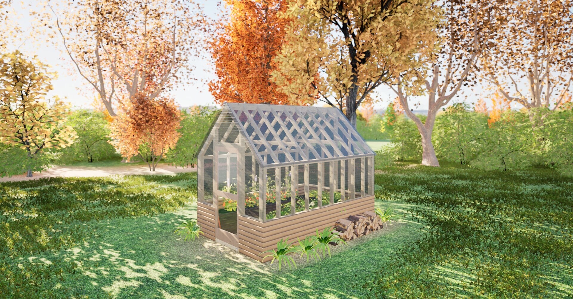Modern Greenhouse Plans DIY Greenhouse Construction Plans Greenhouse ...
