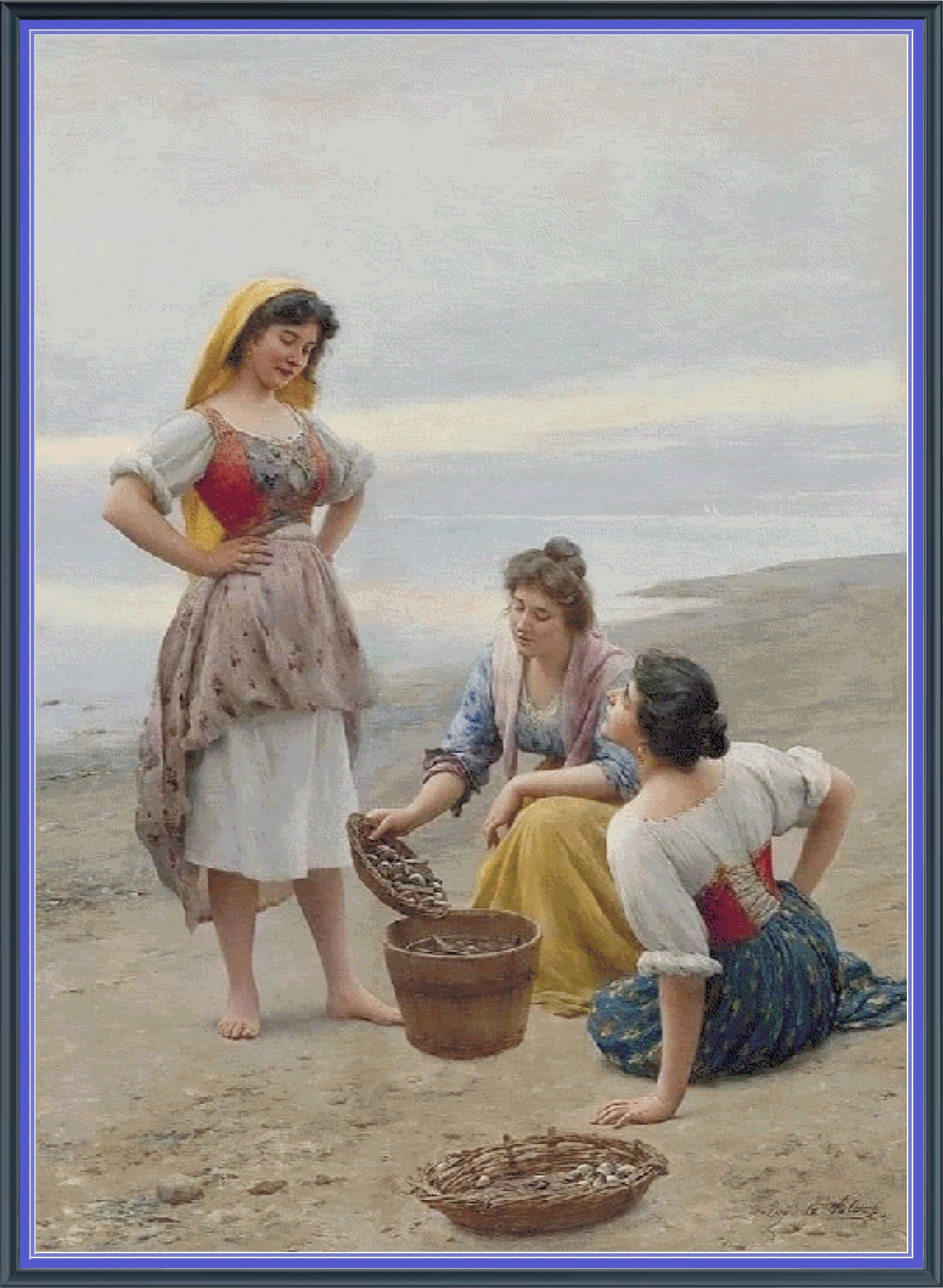 The Clam Diggers Eugene De Blass - Etsy