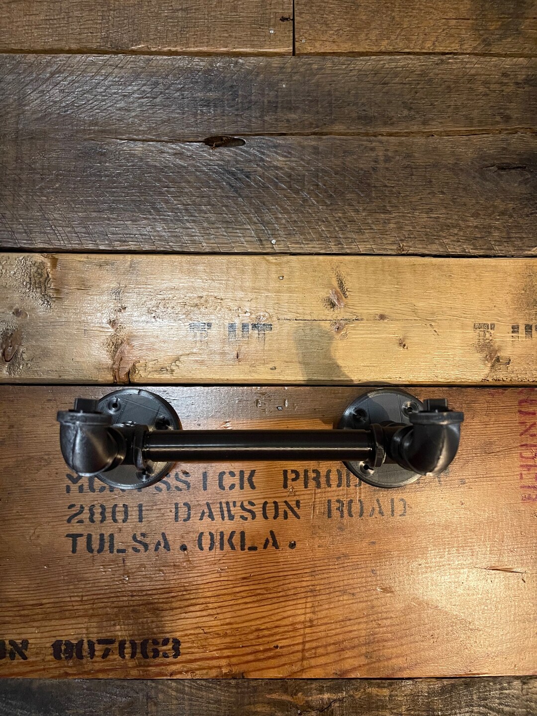 Industrial Pipe Picture Frame Holder - Etsy