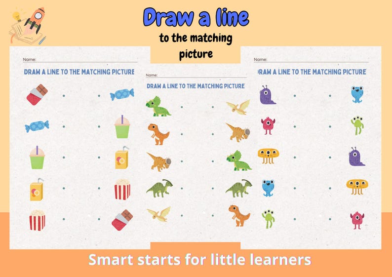 50 “draw the Line” Worksheets | Fine Motor Skills & Pre-writing ...