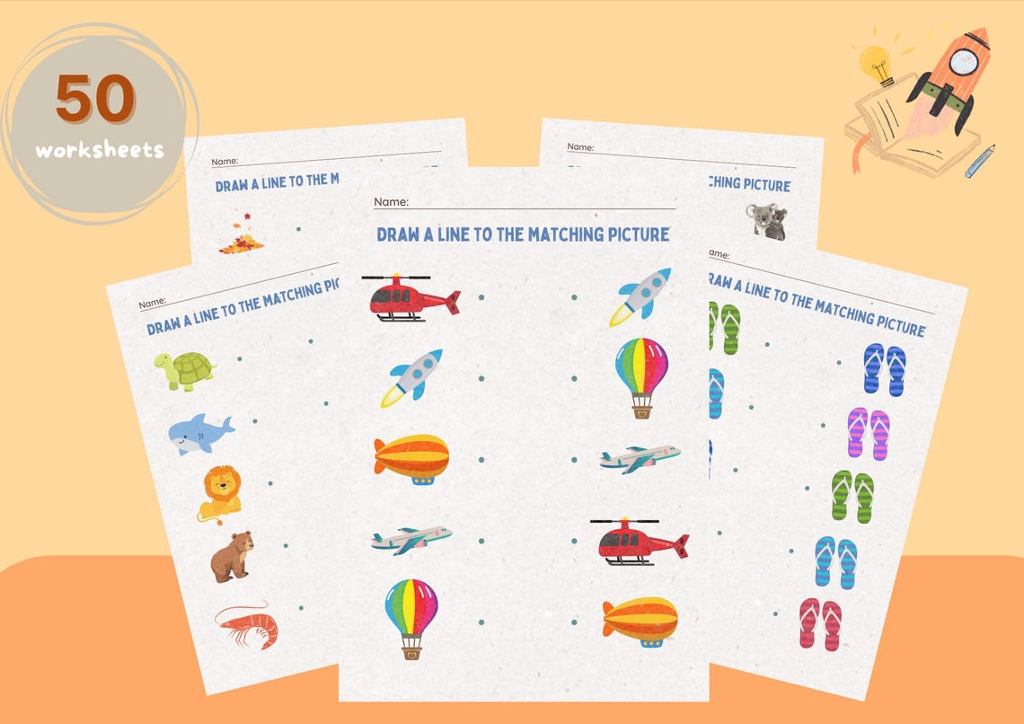 50 “draw the Line” Worksheets | Fine Motor Skills & Pre-writing ...