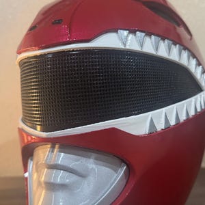 MMPR Red Ranger Cosplay Helmet - Etsy