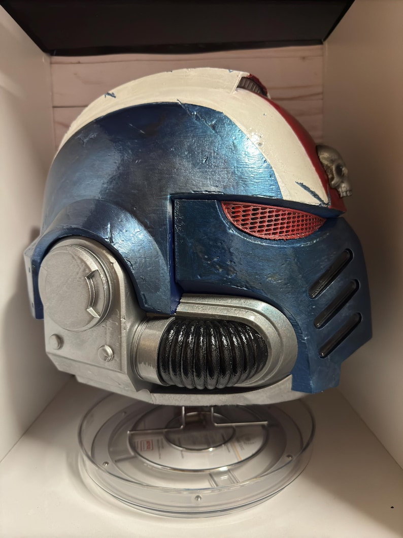 Warhammer 40K Space Marine 2 Battle Damaged Helmet - Etsy