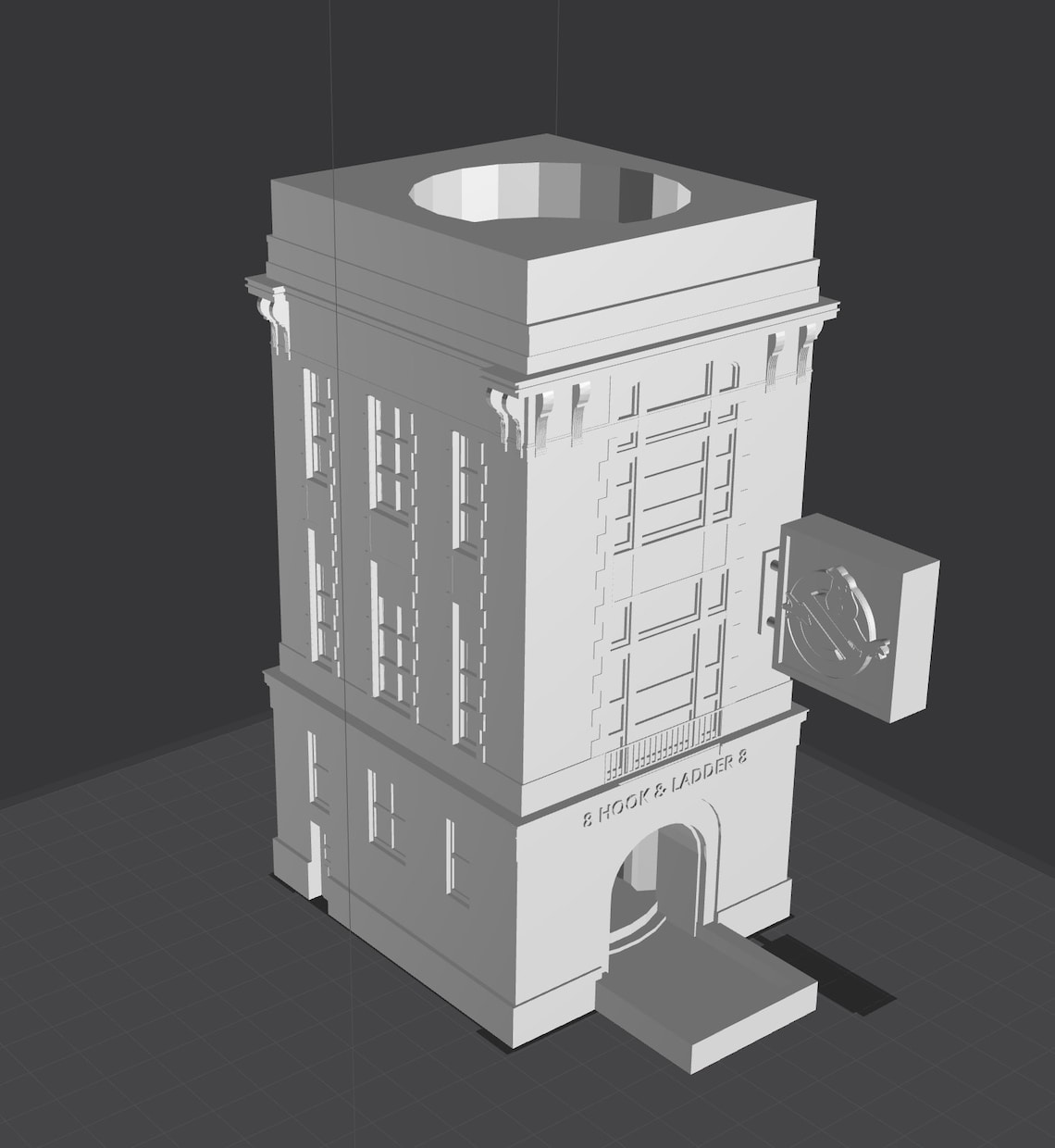Ghost Busters Firehouse Dice Tower 3D File STL - Etsy