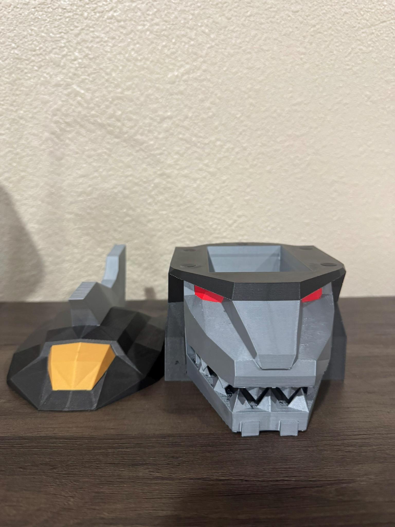 MMPR Dragonzord Commander Deck Box - Etsy