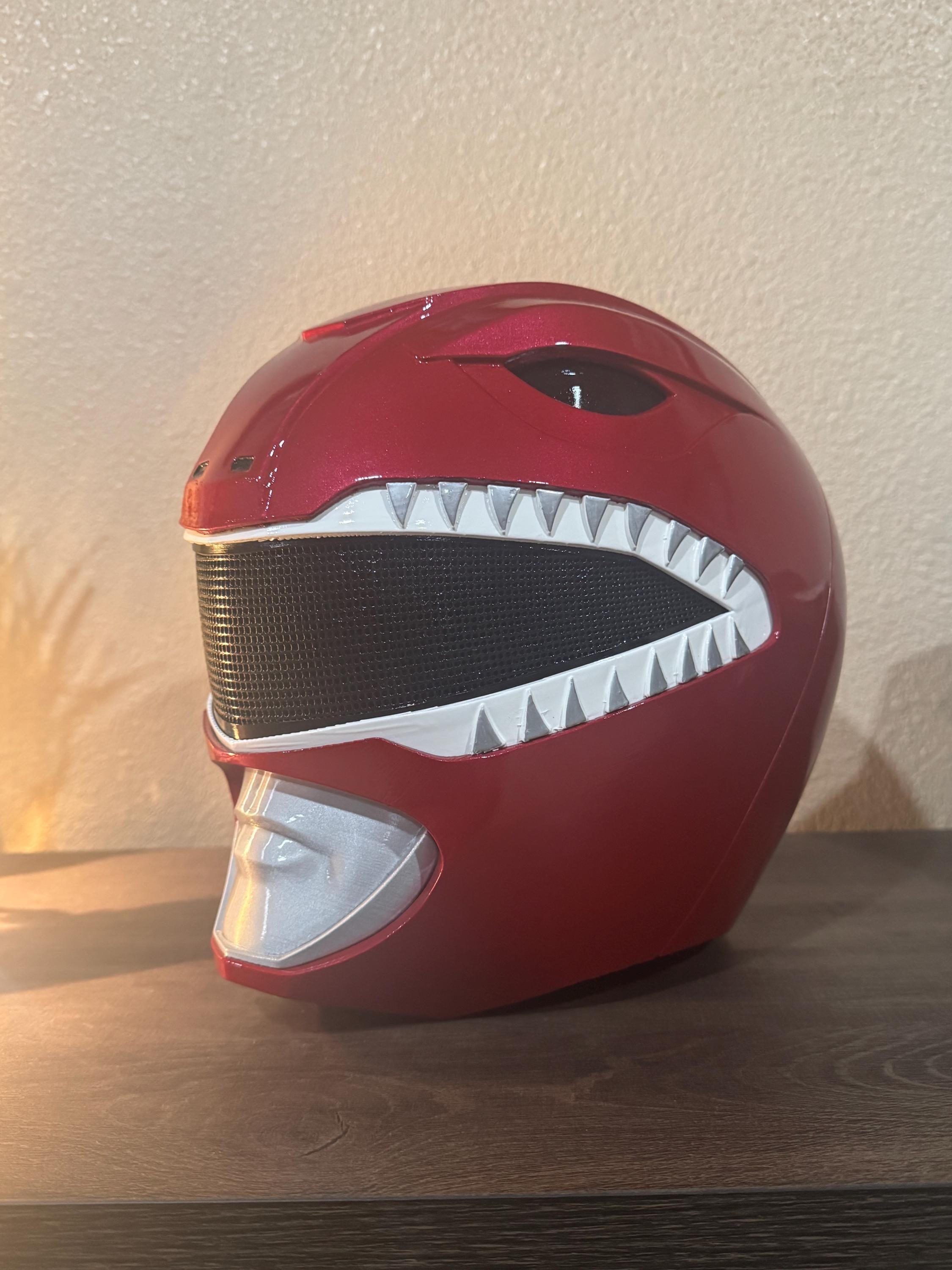 MMPR Red Ranger Cosplay Helmet - Etsy