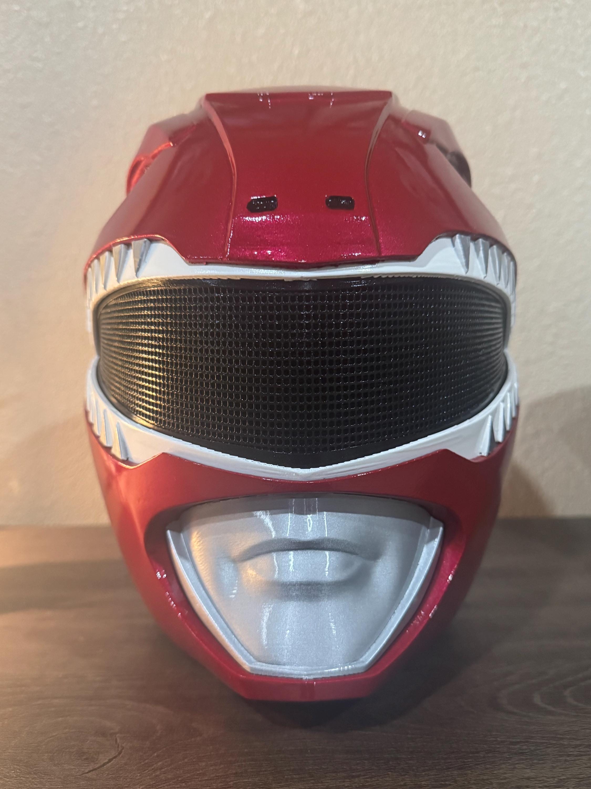 MMPR Red Ranger Cosplay Helmet - Etsy