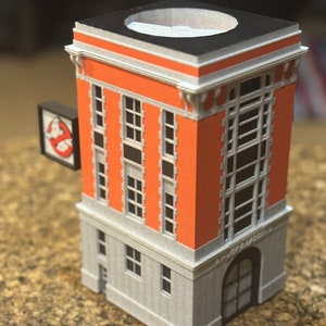 Ghost Busters Firehouse Dice Tower 3D File STL - Etsy
