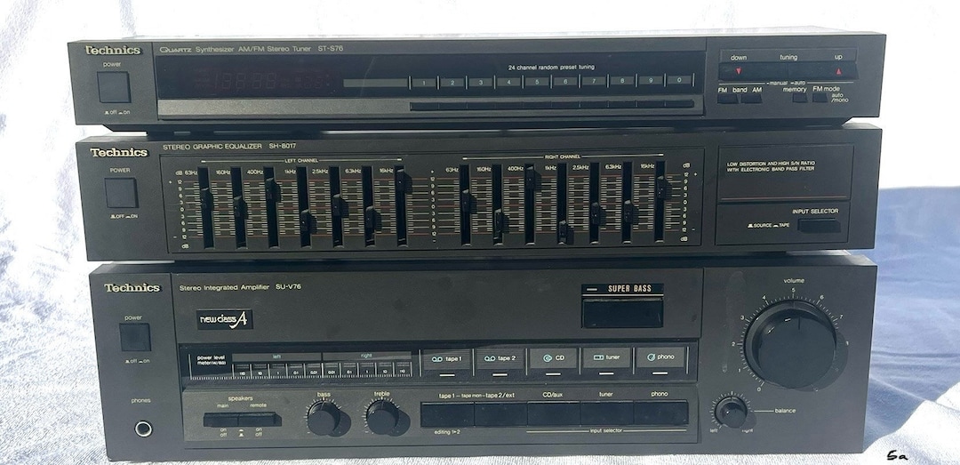 Vintage Technics Stereo System - Etsy