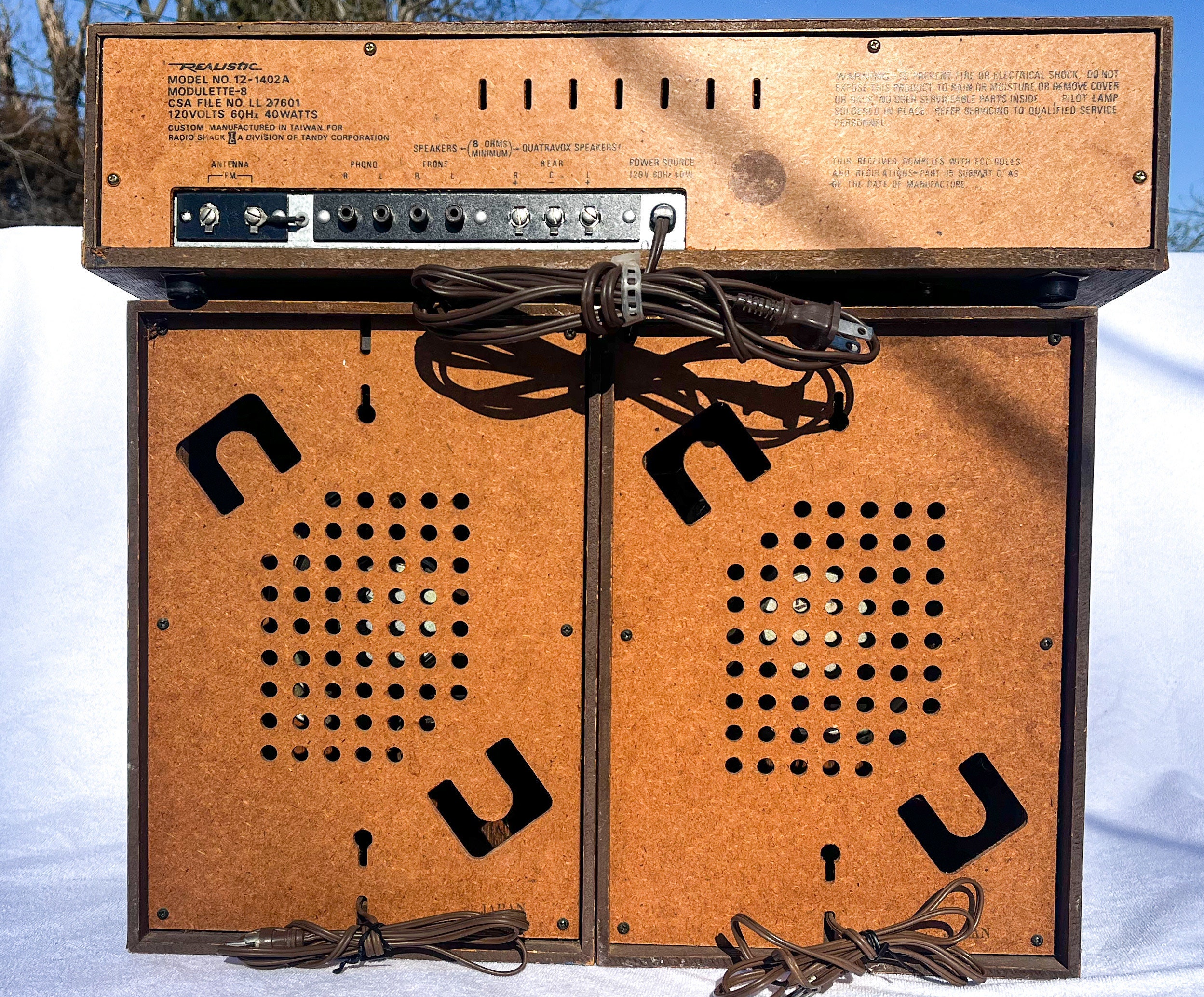 Realistic Stereo 8 Track Player With Speakers - Etsy