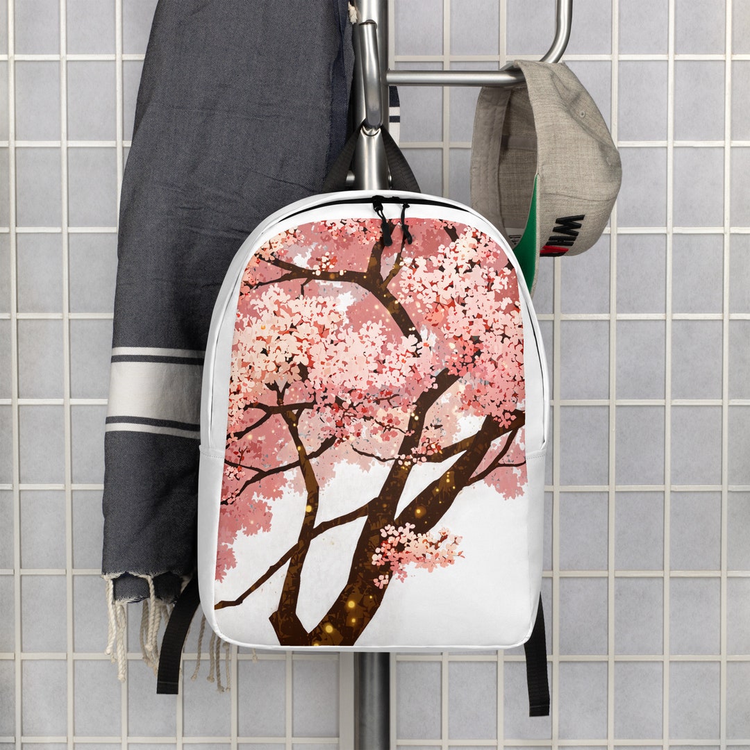 Minimalist Backpack Sakura Theme - Etsy