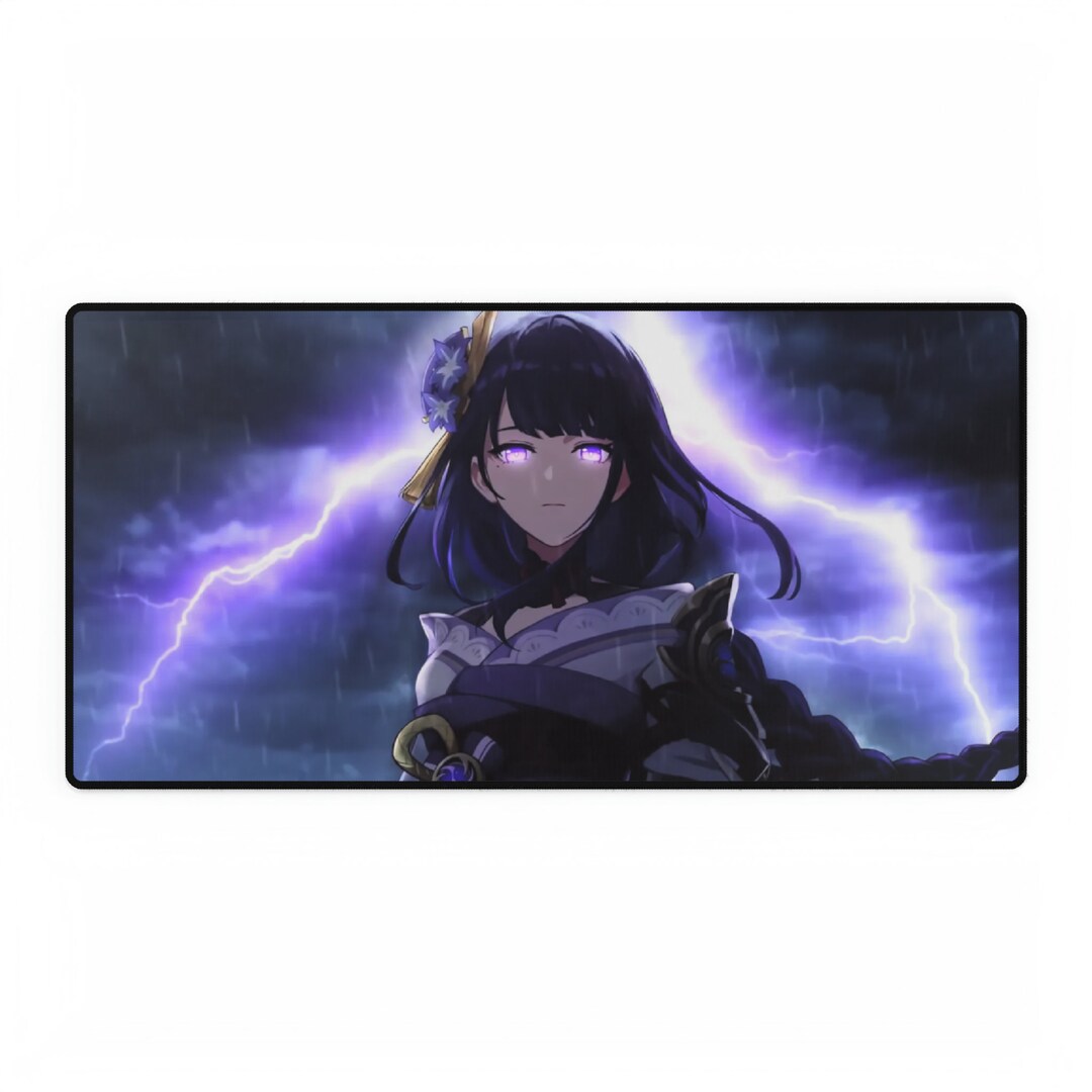 Raiden Shogun From Genshin Impact Mousepad Desk Mats - Etsy