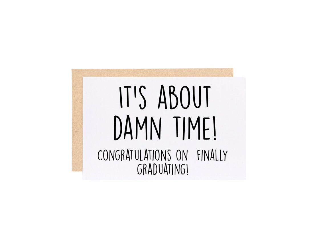 Funny Graduation Card, Happy Graduation - Etsy
