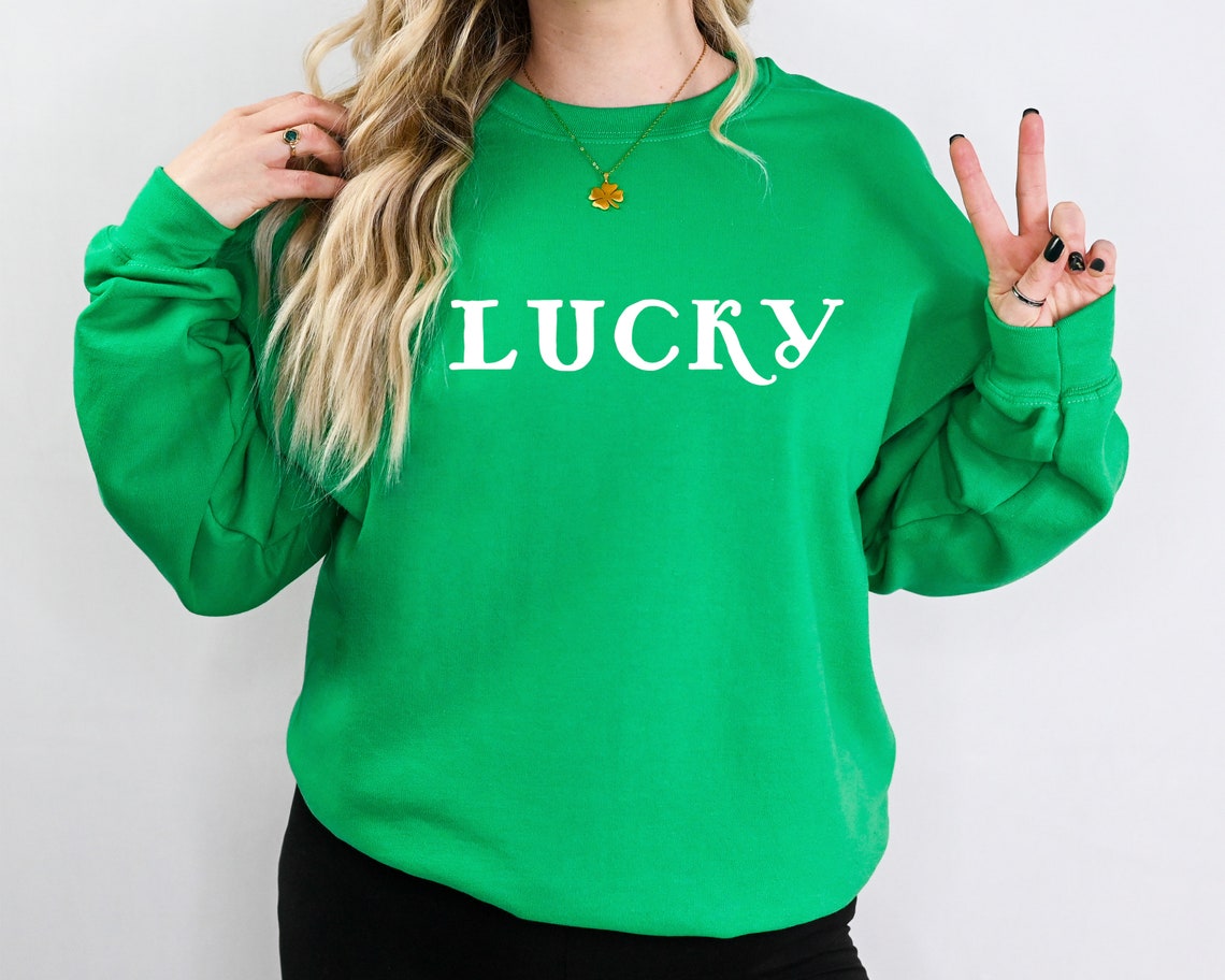 Lucky PNG in Nine Fonts: St. Patrick's Day PNG 18-pack, Green & White ...