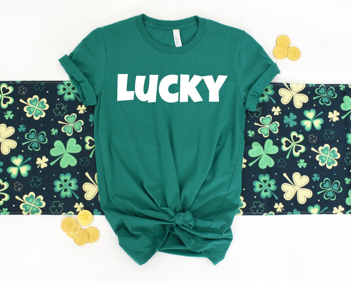 Lucky PNG in Nine Fonts: St. Patrick's Day PNG 18-pack, Green & White ...