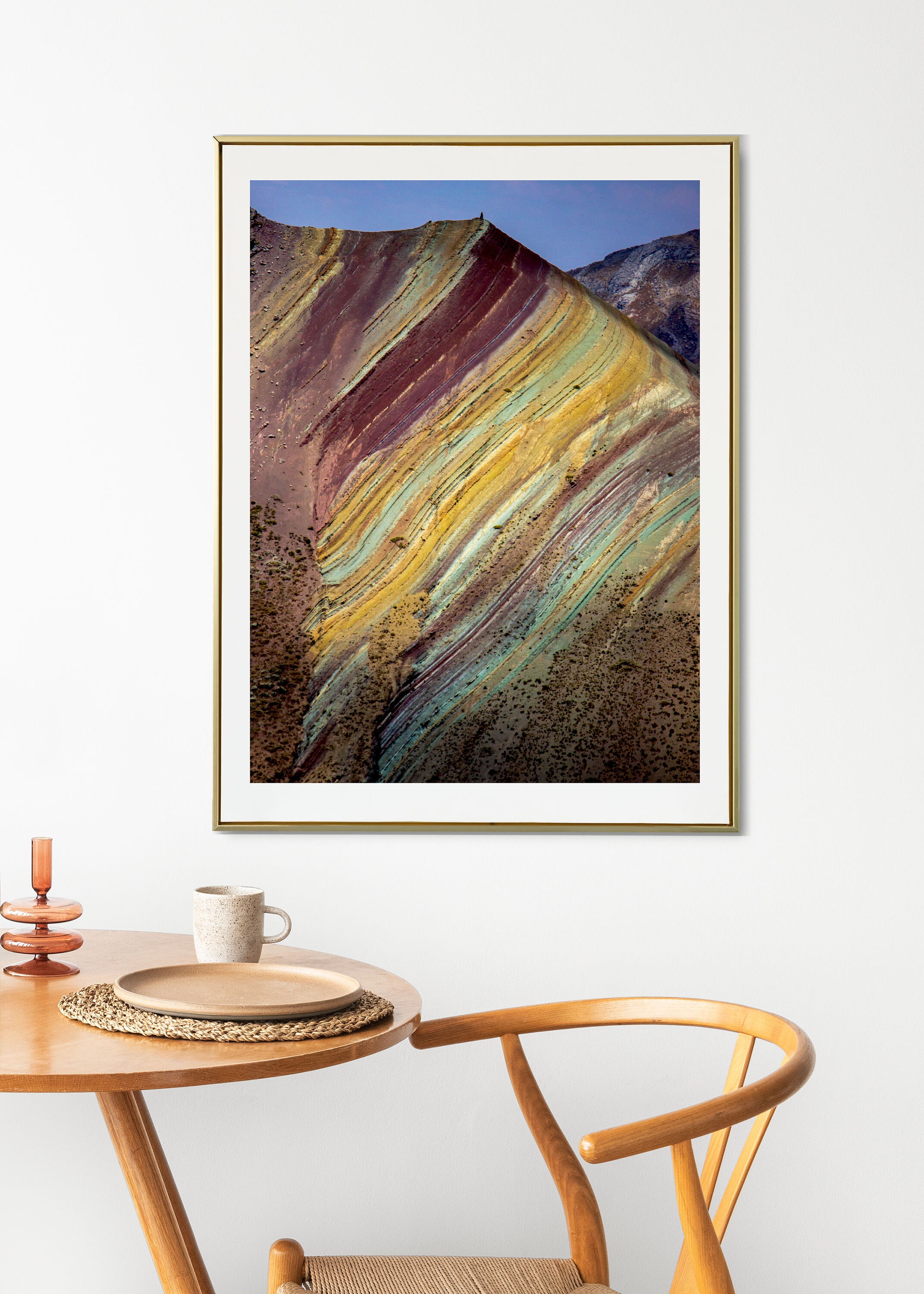 Rainbow Mountain Peru Art Print, Peru Prints Wall Art, Vinicunca Print ...