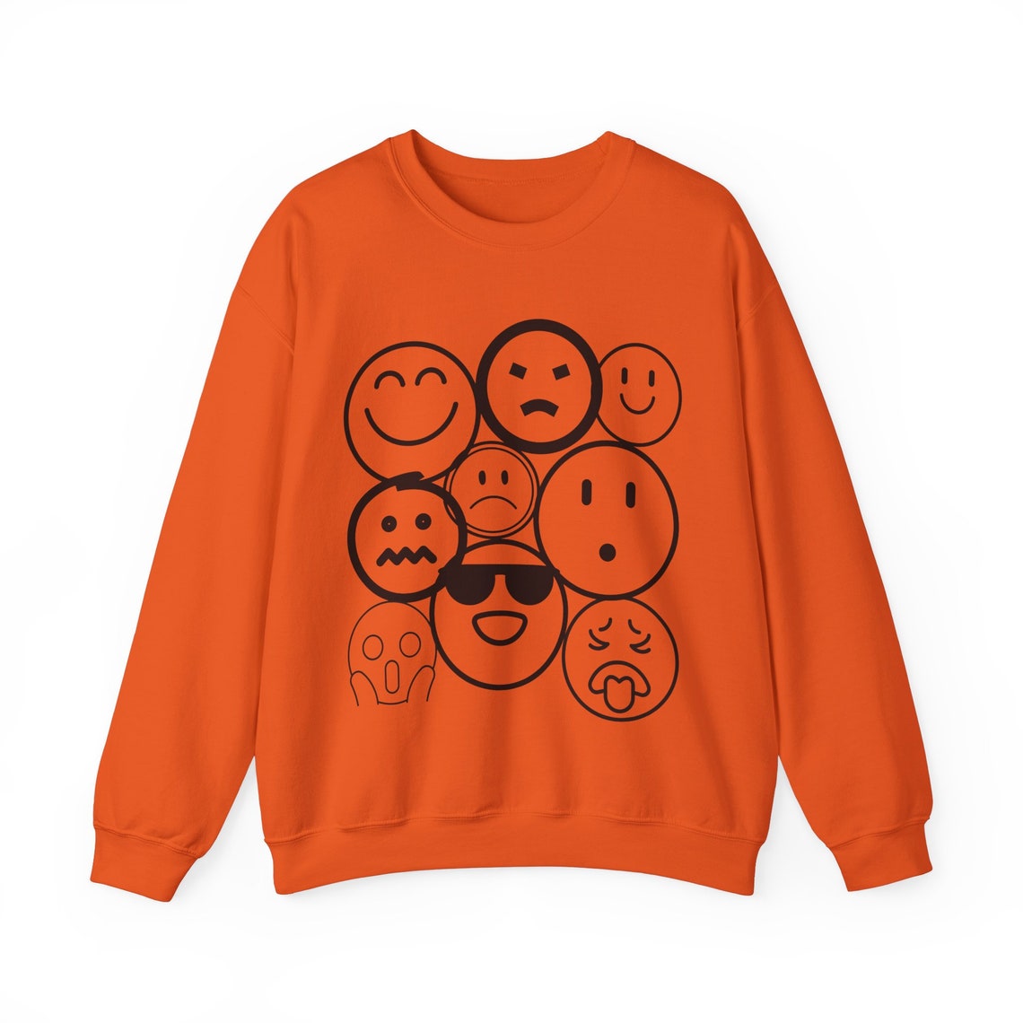 Smiley Face Sweatshirt, Smile Shirt, Smile, Happy Face Sweatshirt, Edgy ...