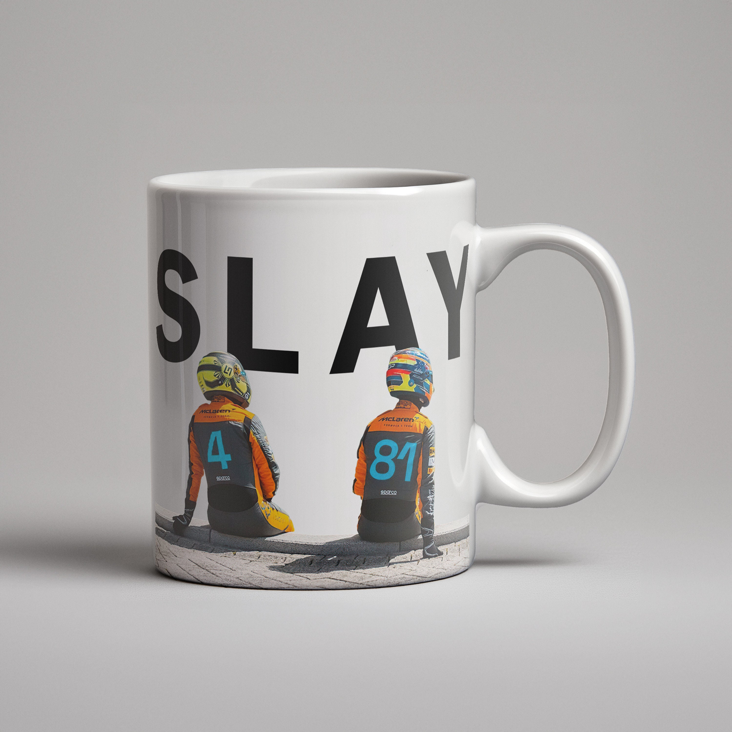 Team Mclaren SLAY Mug - Etsy