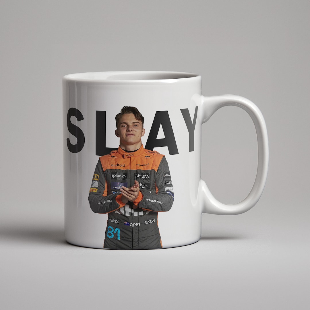 Oscar Piastri Slay Mug - Etsy