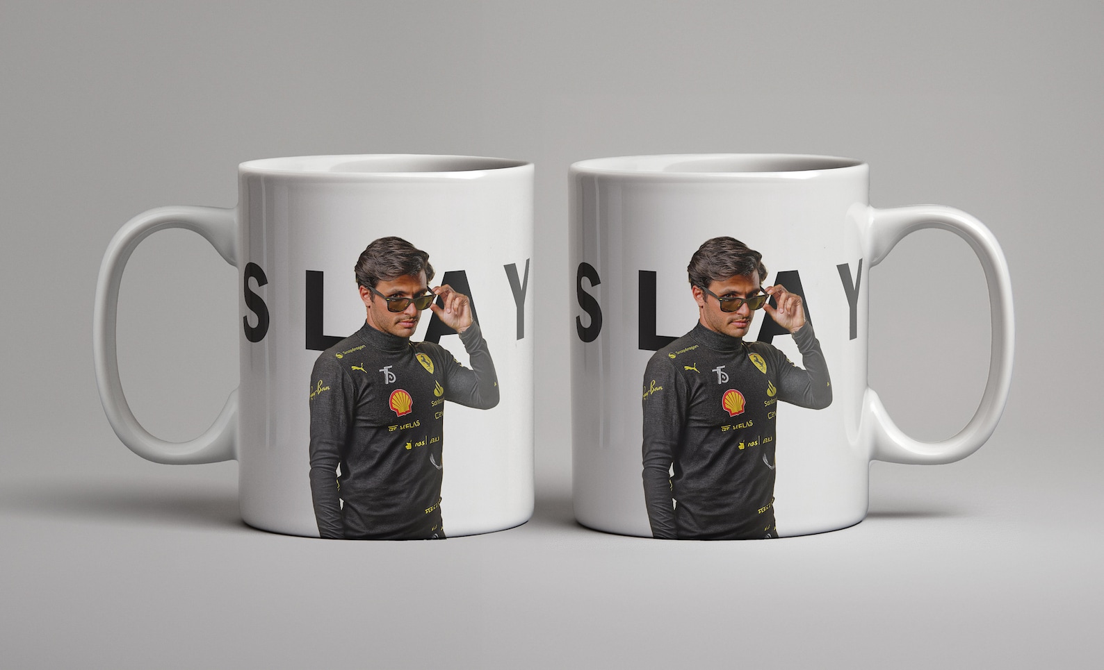 Carlos Sainz SLAY Mug - Etsy