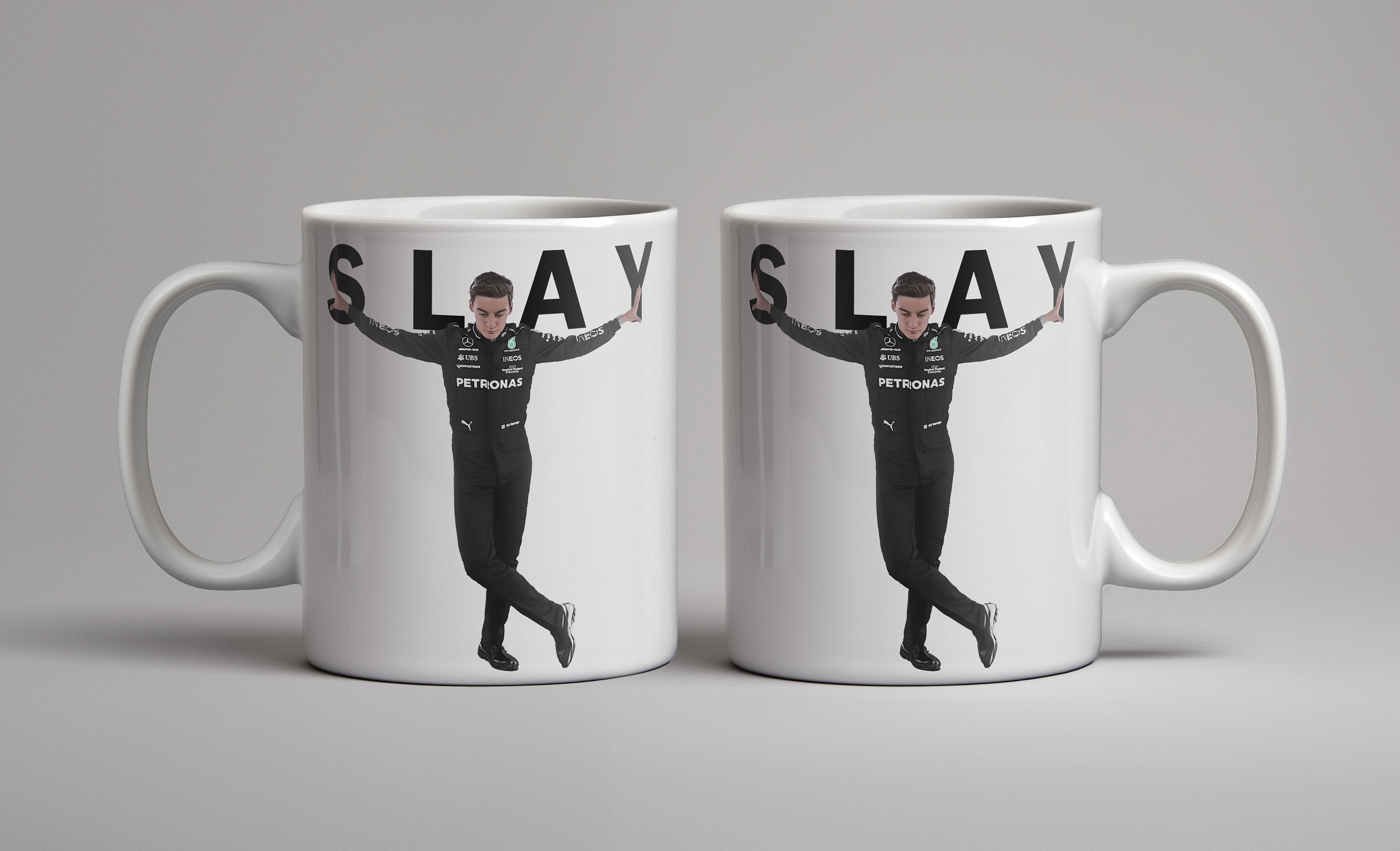 George Russell SLAY Mug - Etsy