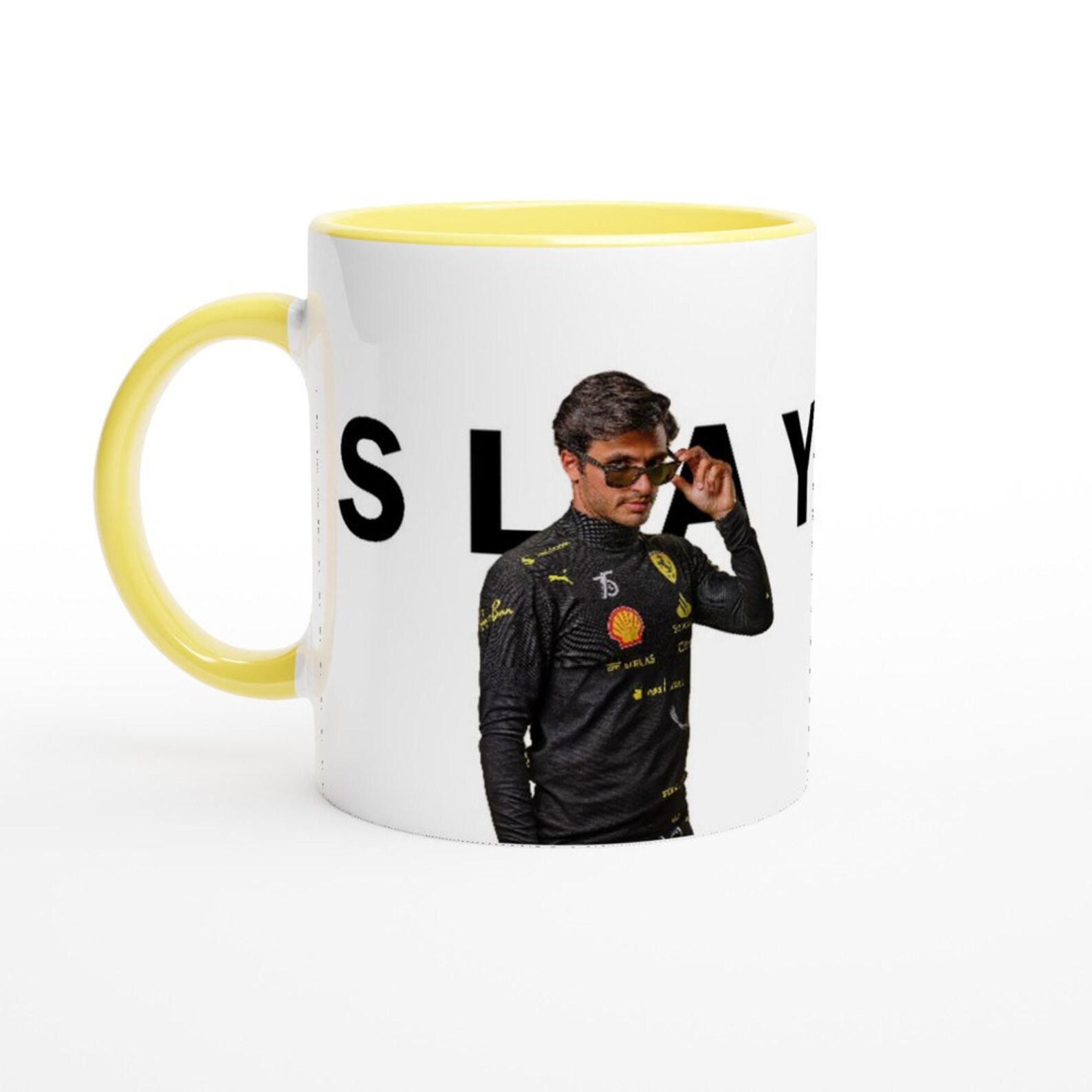 Carlos Sainz SLAY Mug - Etsy