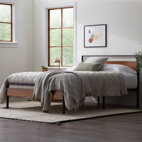 Rustic Metal Bed Frame - Etsy