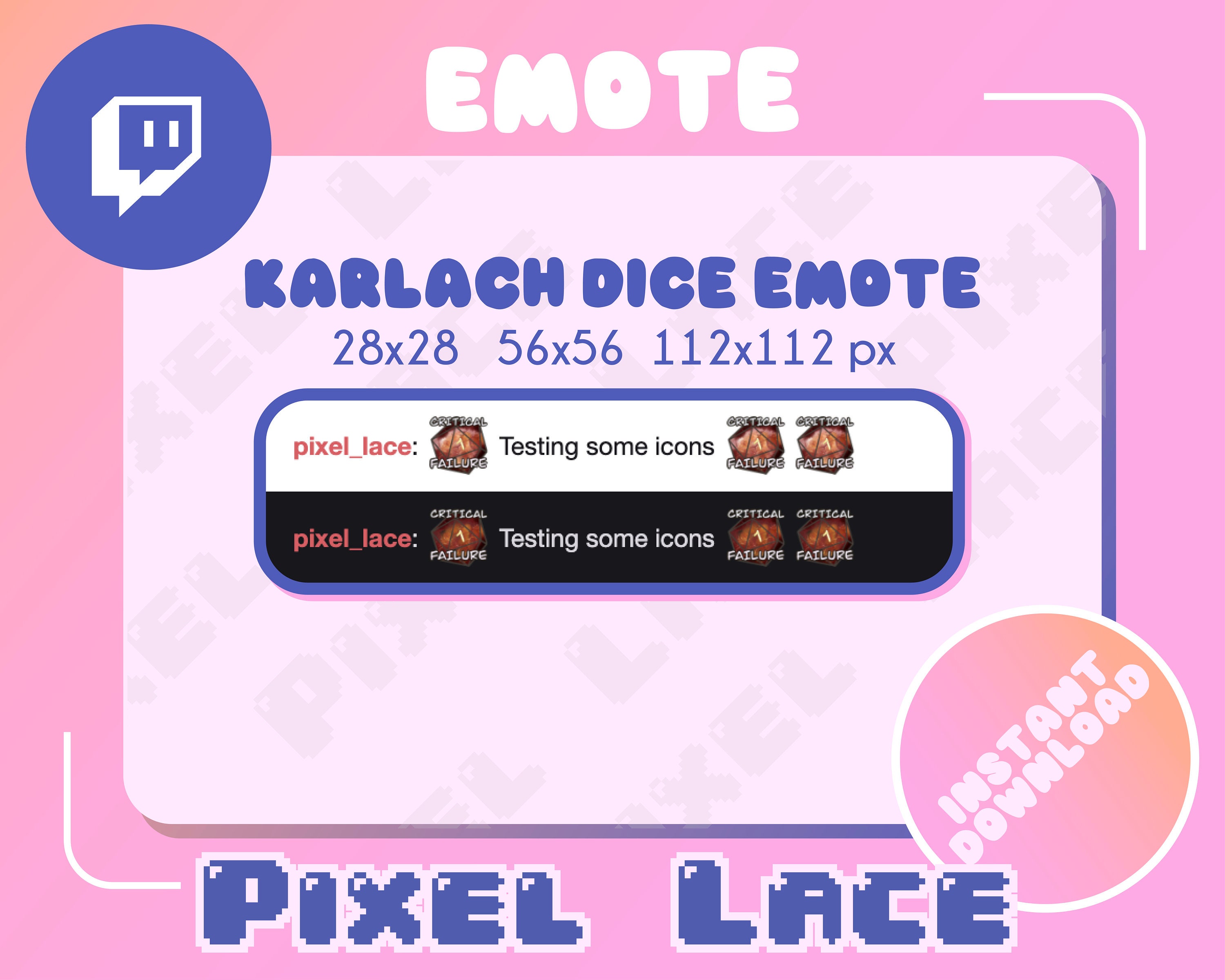 Karlach D20 Emote / Twitch Emote / Baldurs Gate - Etsy