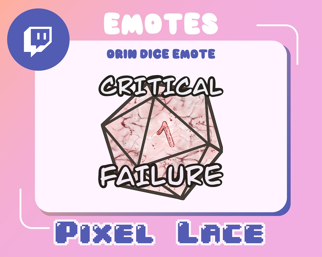 Orin Critical Failure Emote / Twitch Emote / Baldurs Gate - Etsy
