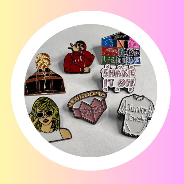 Celebrity Enamel Pin - Etsy