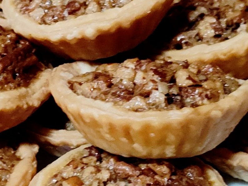 50 Mini Pecan Pies Medium Platter - Etsy