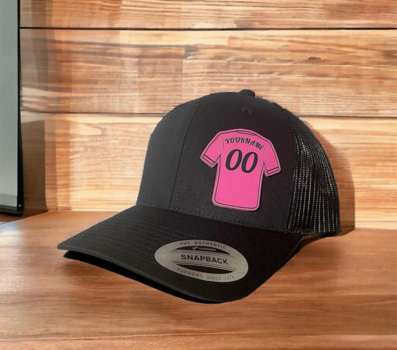 Baseball/softball Hat, Custom Leather Patch, Baseball Hat, Softball Hat ...