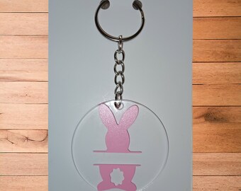 Personalised Easter Bunny Keyrings Easter Gifts - Etsy UK