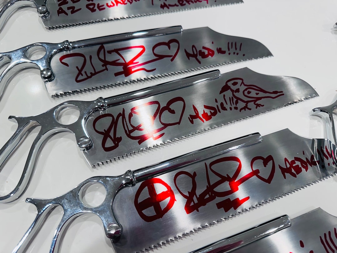 Stainless Steel Bone Saw Signed by Robin Atkin Downes Medic From Team ...