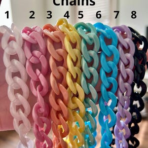 Personalized Link Chain Charms for Bags – Custom Charm Keychain ...