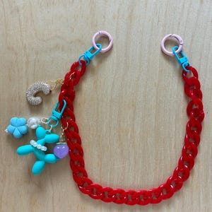 Personalized Link Chain Charms for Bags – Custom Charm Keychain ...