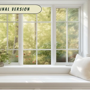 Virtual Background Cosy Window Seat | Zoom Background Home Office ...