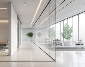 Virtual Background Corner Glass Office | Zoom Background Home Office ...