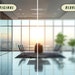 Virtual Background Sunset Office | Zoom Background Home Office | Zoom ...