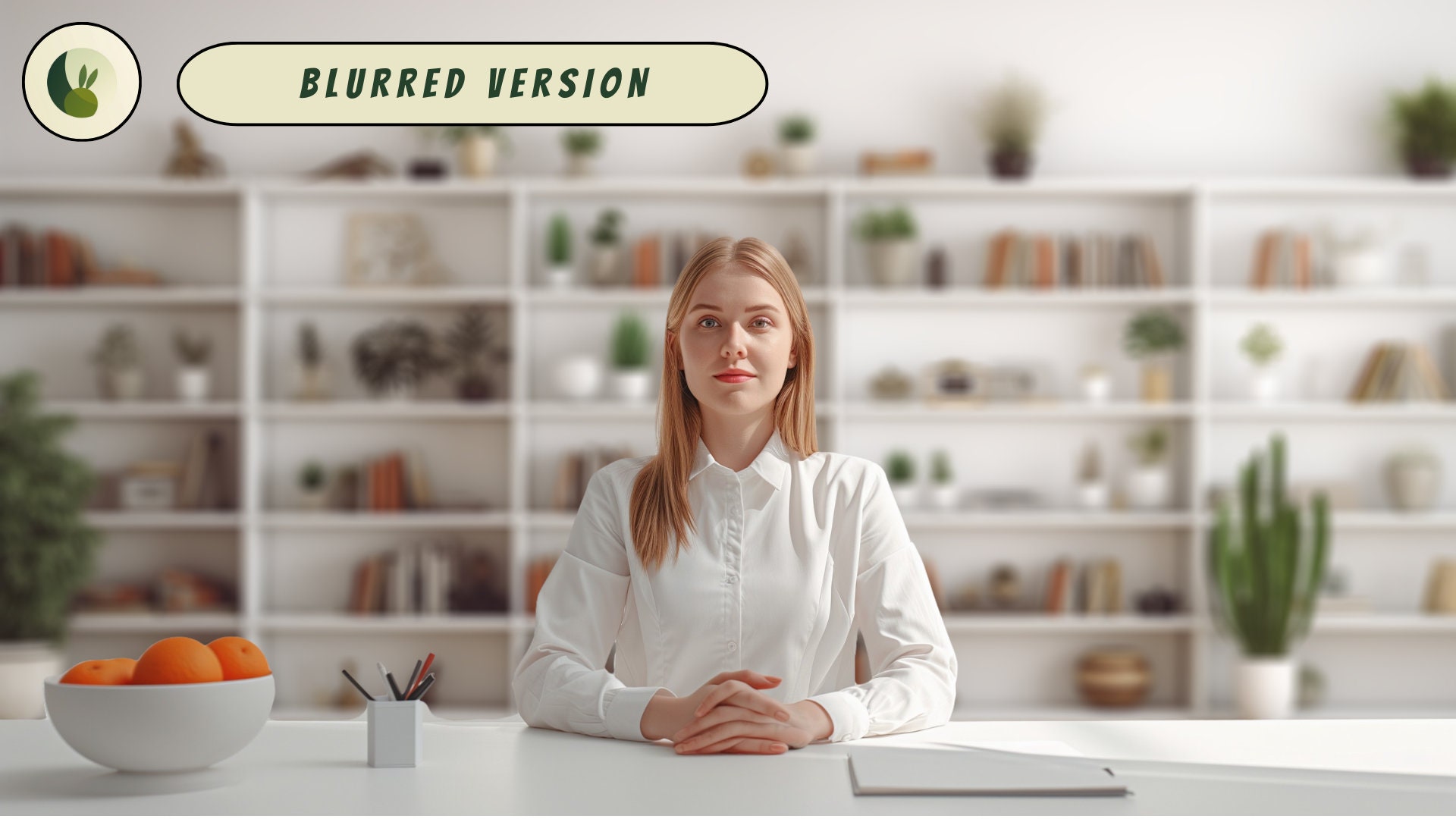 Clear White Bookshelf | Elegant Virtual Background | Modern Cosy ...