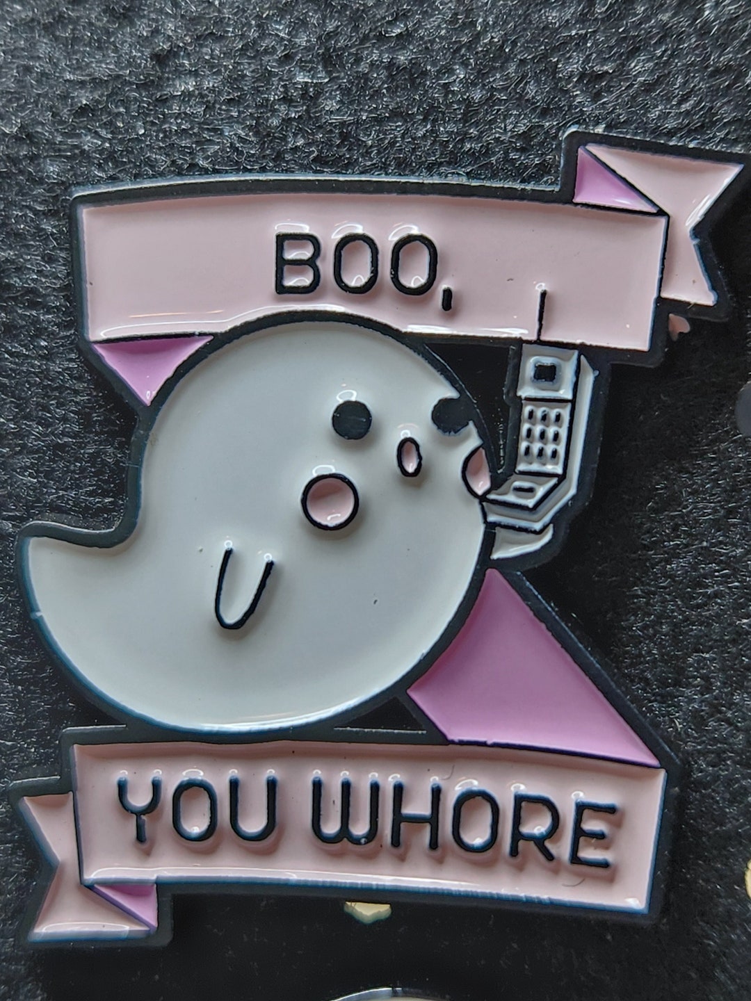 Ghost Boo You Funny Pin - Etsy