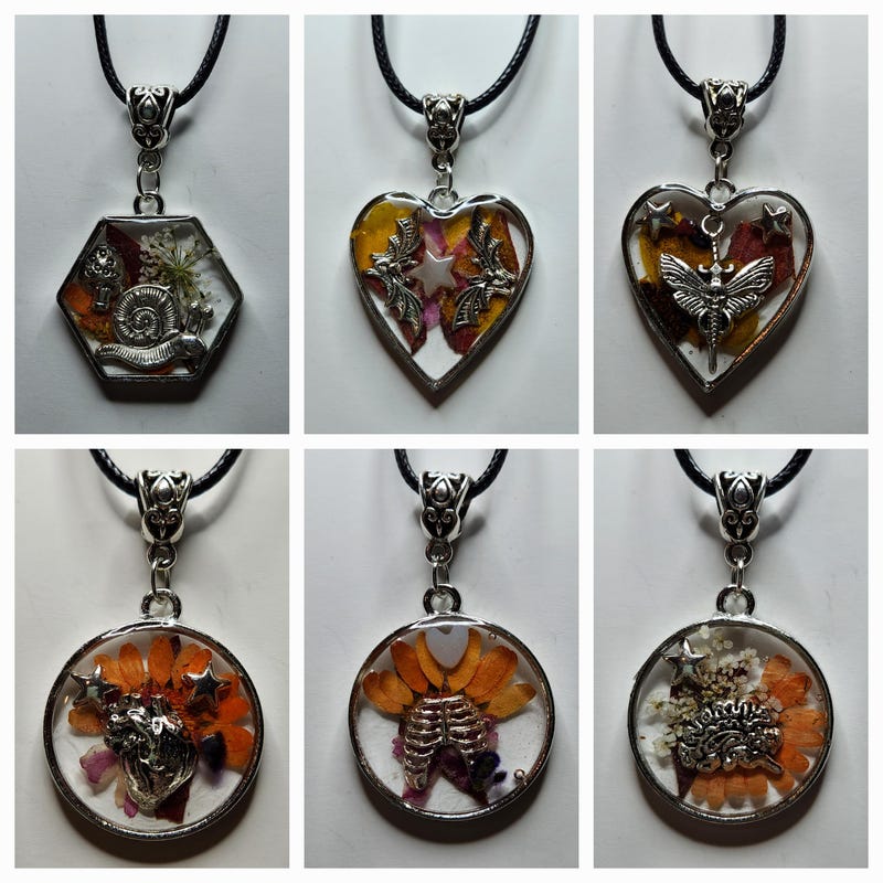 Epoxy Resin Pendant - Etsy