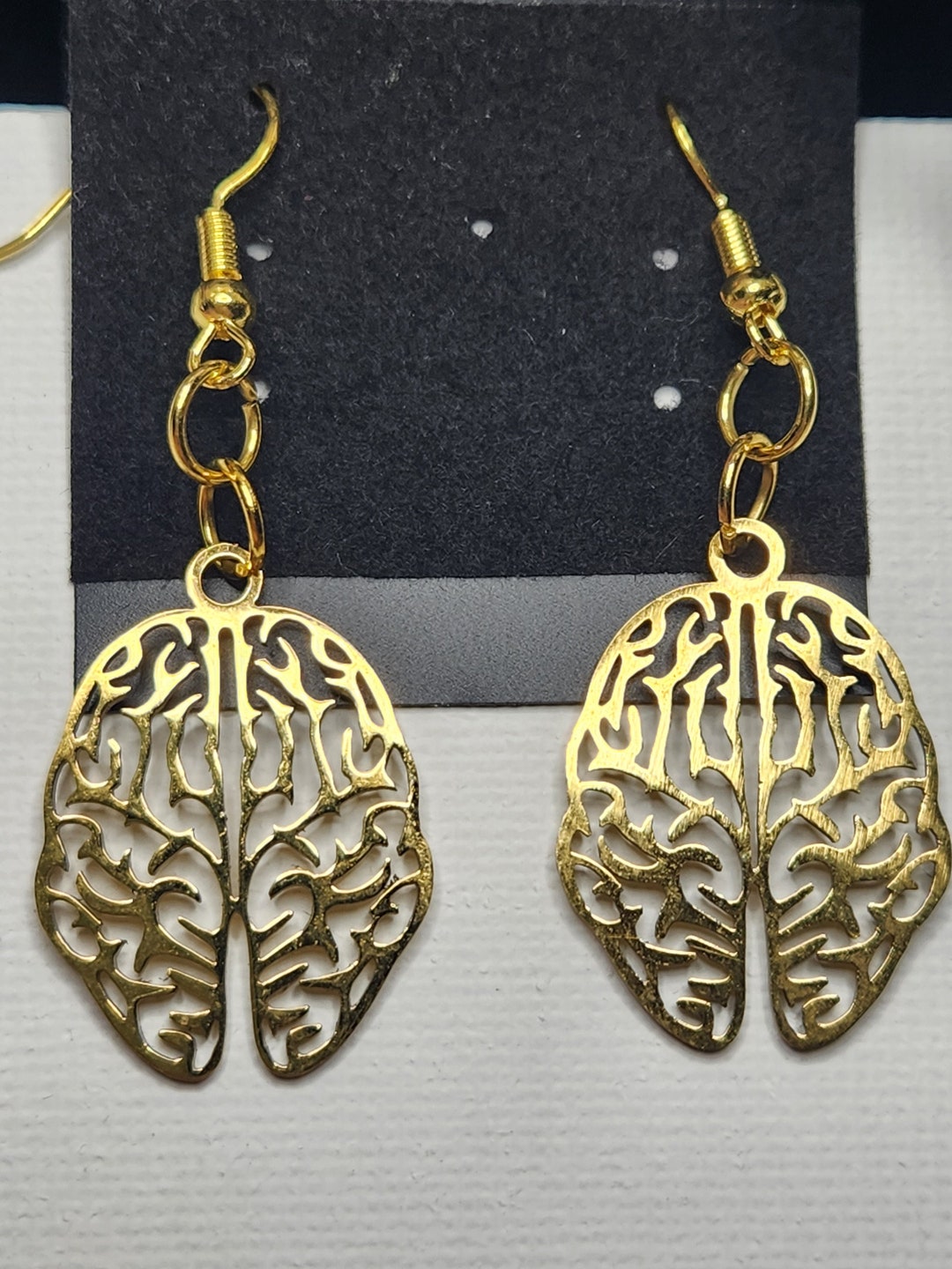 Anatomical Brain Earrings - Etsy