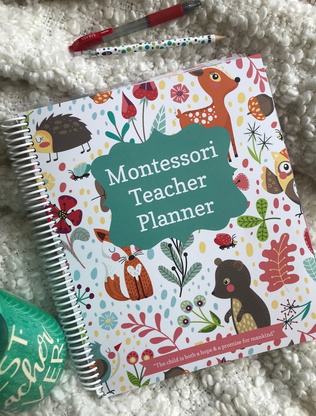 Little Fox Montessori Teacher Planner - Etsy