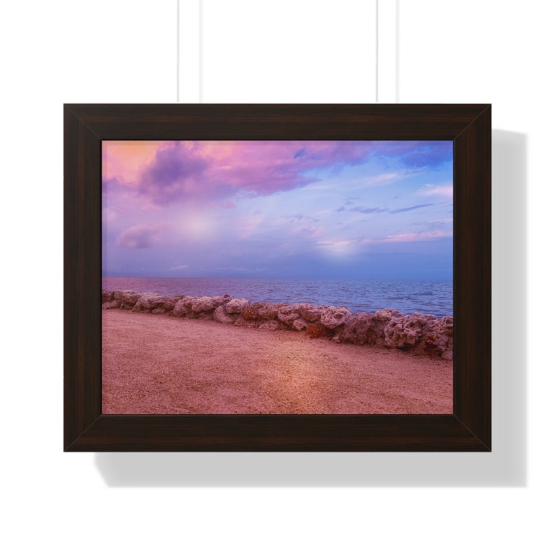 Wall Art Sunset Framed Poster Florida Keys Sunset Ocean Poster Ocean ...