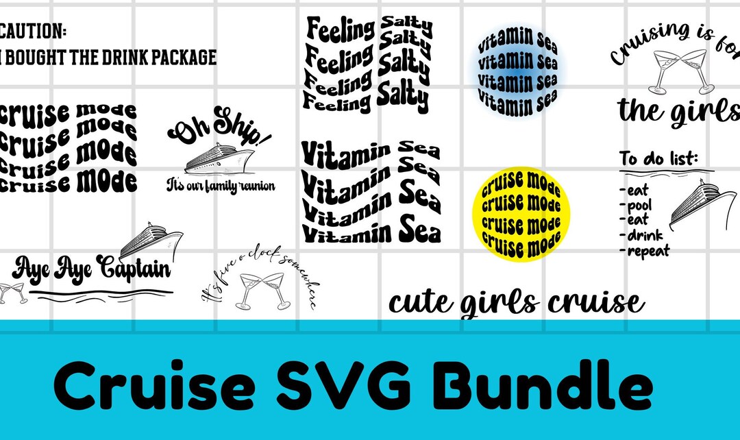 Cruise SVG, Cruise SVG Bundle, Cruising SVG, Vacation Svg, Svg - Etsy