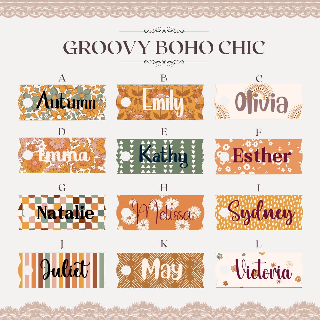 Personalized Name Tag for 40oz Tumbler, Iridescent Name Topper 40oz ...