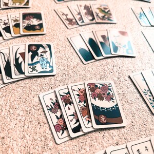 Traditional Korean Hanafuda Flower Cards Set for Family Game Night Card ...